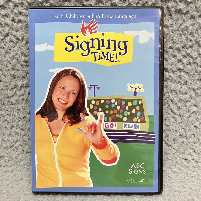 SIGNING TIME! SERIES 1 Volume 5: ABC Signs [DVD] $4.79 - PicClick