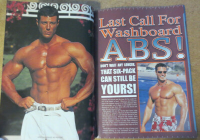 EXERCISE FOR MEN Magazine Shirtless Male Workout Mike O Hearn Christian ...