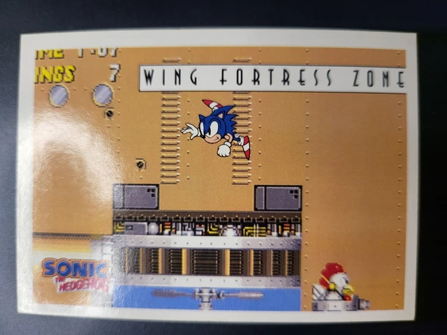 1993 TOPPS SONIC the Hedgehog Wing Fortress Zone Card #22 EUR 3,31 ...