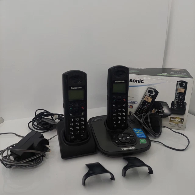 PANASONIC KX-TG6482AL Cordless Phone with Answering Machine Twin ...