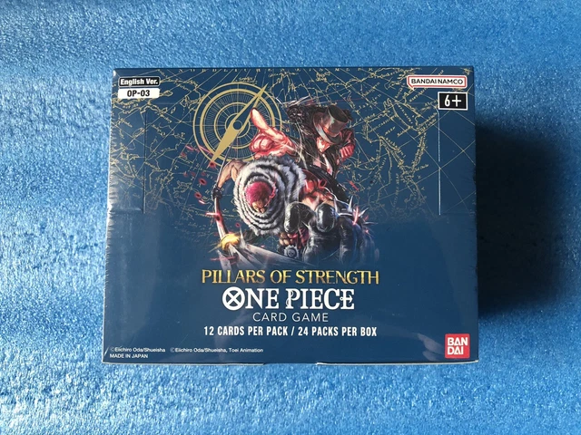 ONE PIECE CARD Game Box OP-03 Pillars of Strength Inglese sigillato ...