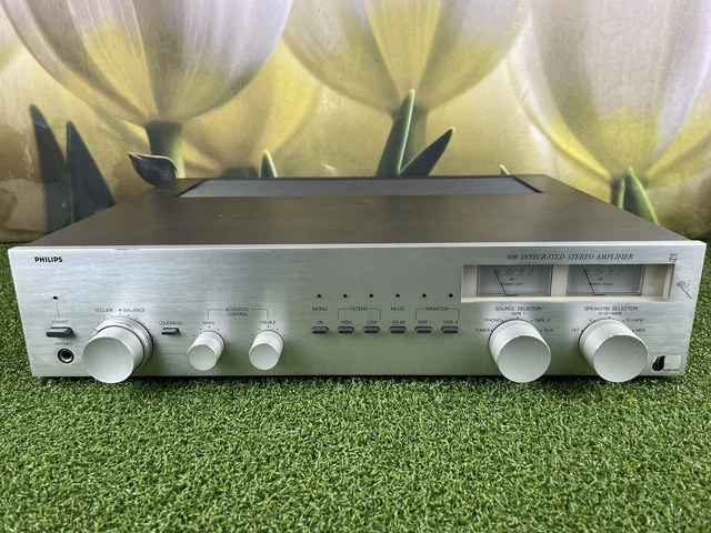 PHILIPS AH 306 Integrated Stereo Amplifier - Phono Stage - Black Tulip ...