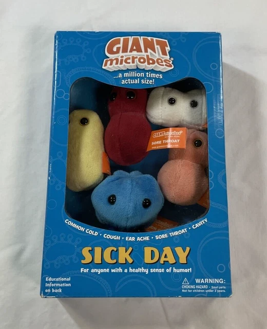 GIANTMICROBES SICK DAY Themed Gift Box Learn About Common Germs Cheer ...