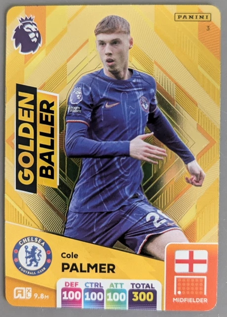 COLE PALMER GOLDEN Baller Panini 2024/2025 Adrenalyn XL 24/25 Chelsea ...