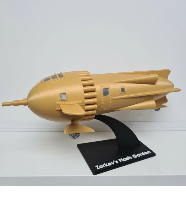 FLASH GORDON ZARKOV Rocket Ship Model 1:48 scale 330mm 13 inch £39.00 ...