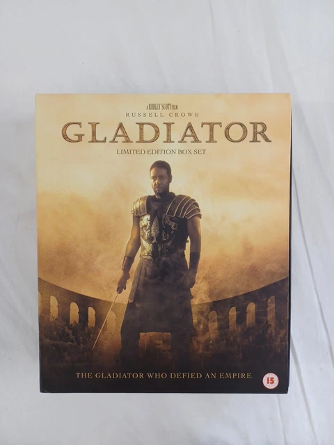 GLADIATOR LIMITED EDITION Box Set Widescreen VHS Video, CD & Book. 2000 ...