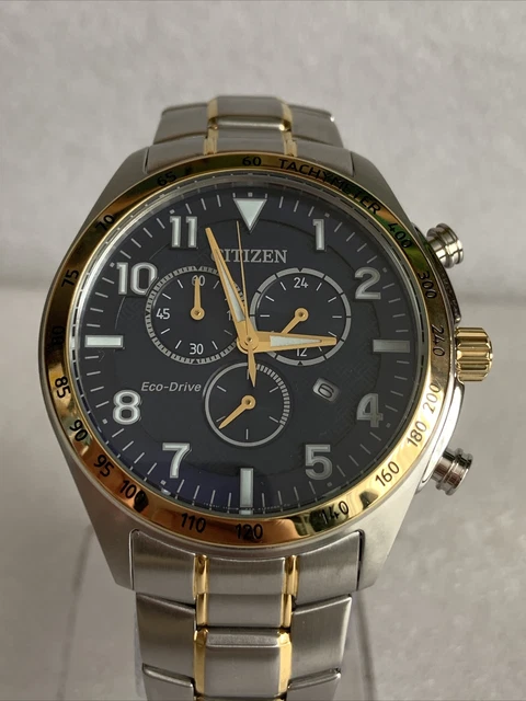 CITIZEN MEN’S ECO Drive Stainless Steel Bracelet Watch. AT2414-51L. £65 ...
