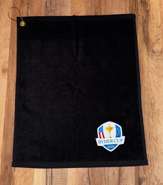 RYDER CUP 2025 Golf Towel Black £16.03 - PicClick UK