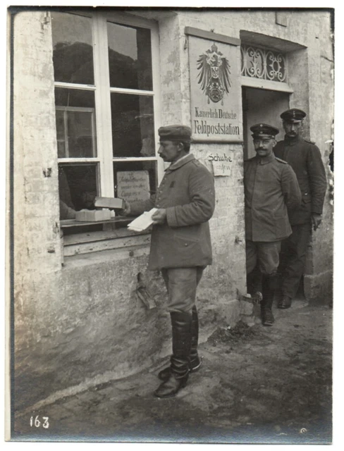WW1 GERMAN FIELD Post Office Station, animated scene, Superb Original ...