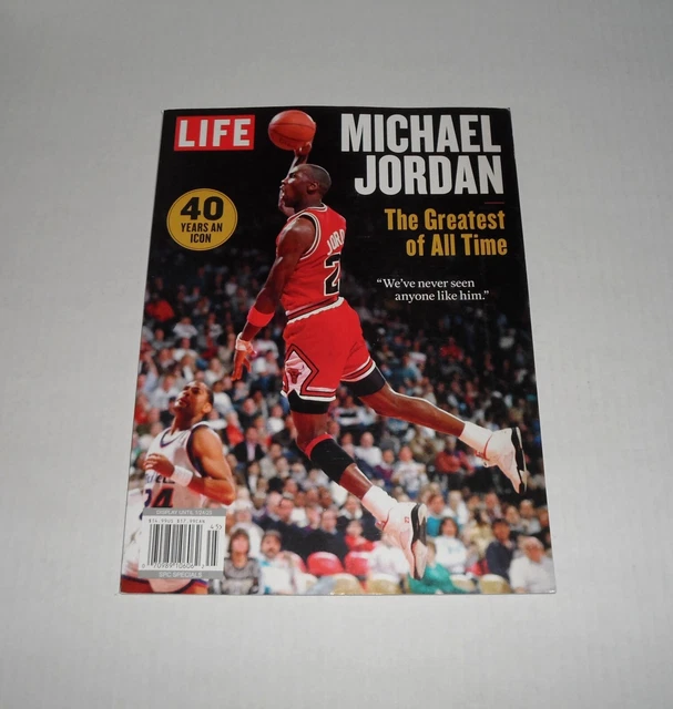 LIFE MAGAZINE MICHAEL Jordan 40 Years An Icon Greatest Of All Time 2025 ...