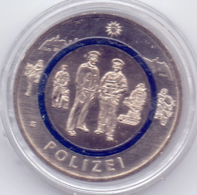 BRD-2024A-POLIZEI-10 EURO-BFR IN Kapsel-top-Im Dienst der Gesellschaft ...
