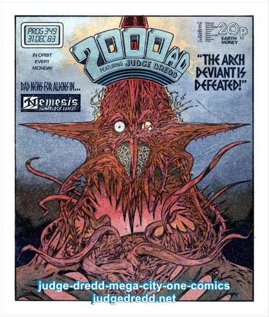 2000AD PROG 349 Judge Dredd Comic Very Good to Excellent Condition (A ...
