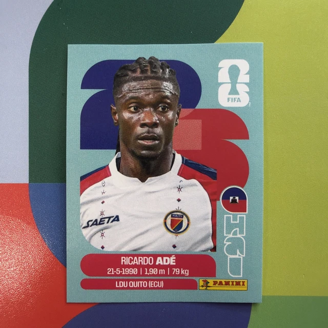 PANINI FIFA WORLD Cup 2026 Sticker #HAI6 Haiti Ricardo Ade £1.17 ...