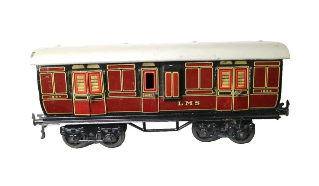 AC4967: VINTAGE BING 0 Gauge LMS Full Brake Coach 1924 £107.99 ...