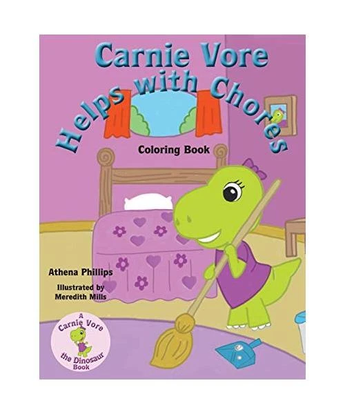CARNIE VORE HELPS with Chores Coloring Book, Athena Phillips EUR 9,34 ...