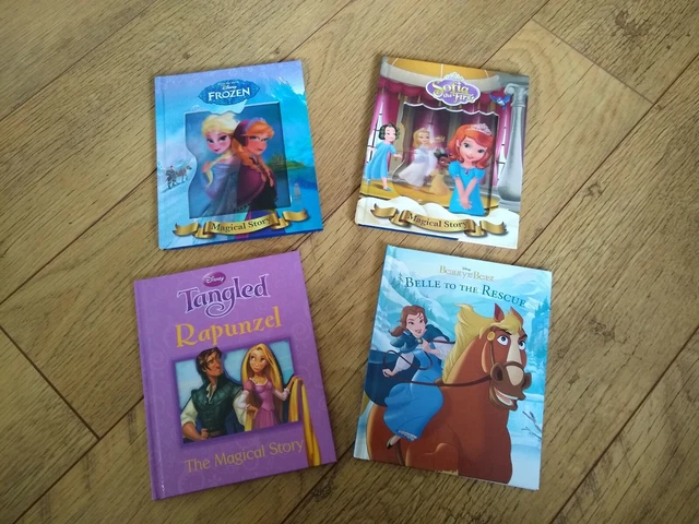 DISNEY PRINCESS STORYBOOK Collection Sofia, Belle, Tangled & Frozen ...