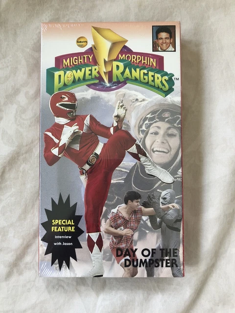 MIGHTY MORPHIN POWER Rangers Day of the Dumpster VHS 1994 flambant neuf ...