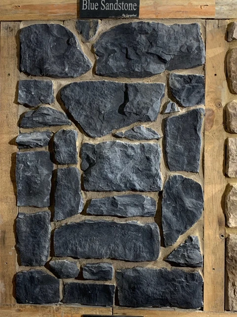 BUILDING STONE CLADDING BLUE SANDSTONE random Building Stone veeners £35.00 - PicClick UK