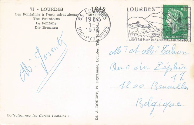 65 LOURDES LES Fontaines A L Eau Miraculeuse EUR 5,90 - PicClick FR