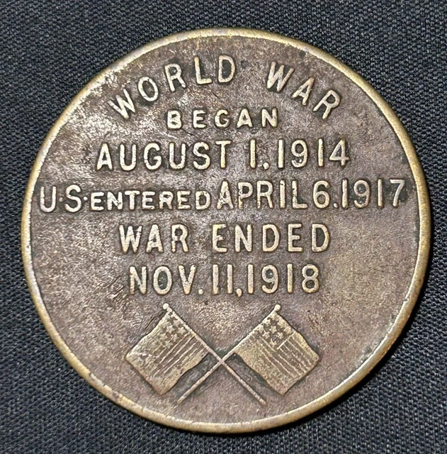 1918 WWI PEACE Medal Token £5.77 - PicClick UK