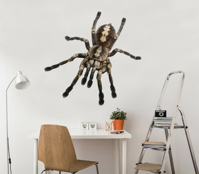 POSTER DA PARETE 3D Big Spider N300 carta da parati animale poster da ...