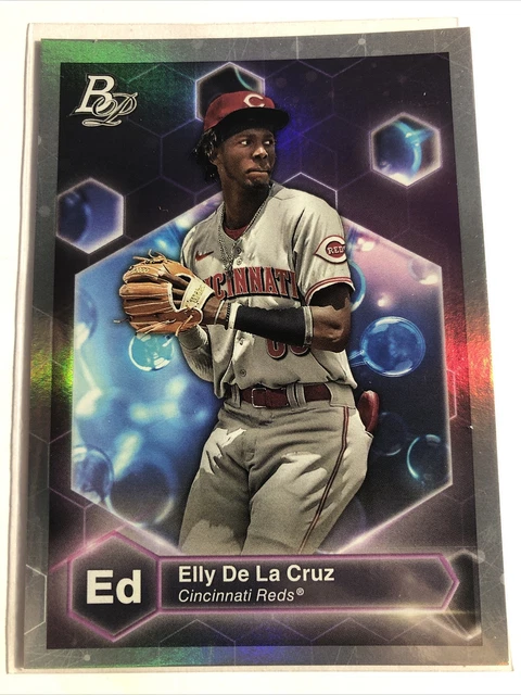 ELLY DE LA Cruz RC Bowman platine éléments précieux 2022 PE-16 EUR 14,27 - PicClick FR