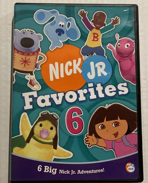 NICK JR. FAVORITES Vol. 6 DVD 2007 Nickelodeon 6 Big Adventure Episodes ...