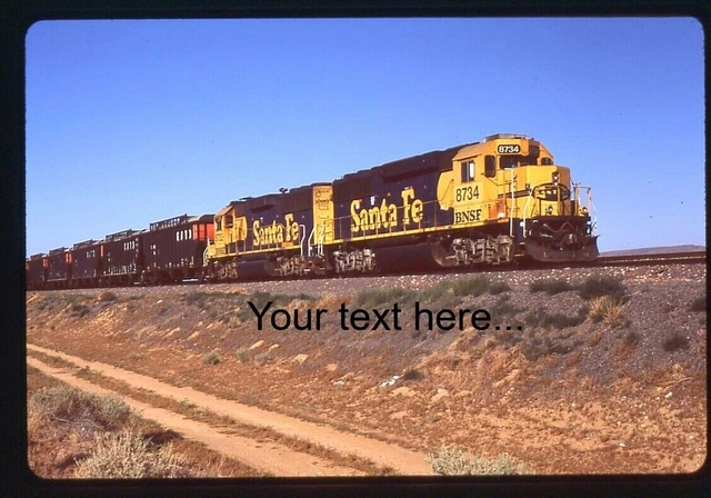 TRAIN DE BALLAST U43 Orig BNSF 8734, 8732 Kingman, AZ 2012 EUR 2,95 - PicClick FR