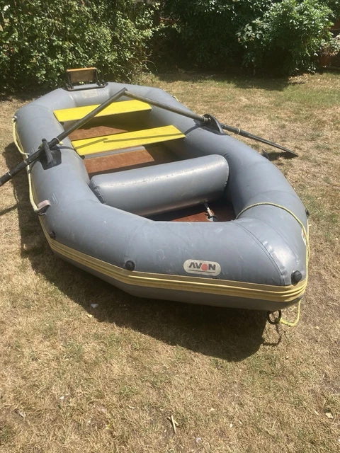 AVON REDSEAL INFLATABLE Dinghy with Oars and Seating for 6, Outboard ...
