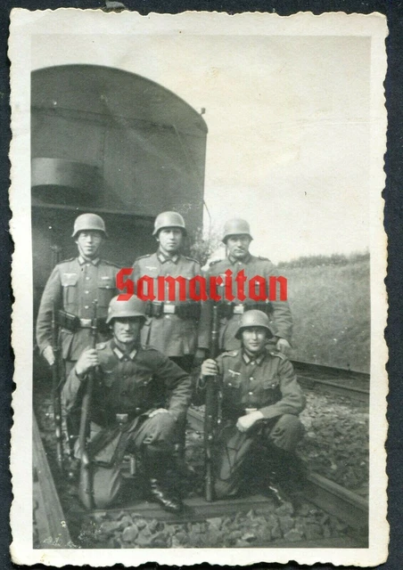 E4 WW2 ORIGINAL German Wehrmacht Photo Infantry In Full Gear 1939 £4.99 ...
