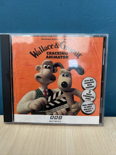 AARDMAN FILMS WALLACE & GROMIT CRACKING ANIMATOR PC CD-RoM BBC Windows ...