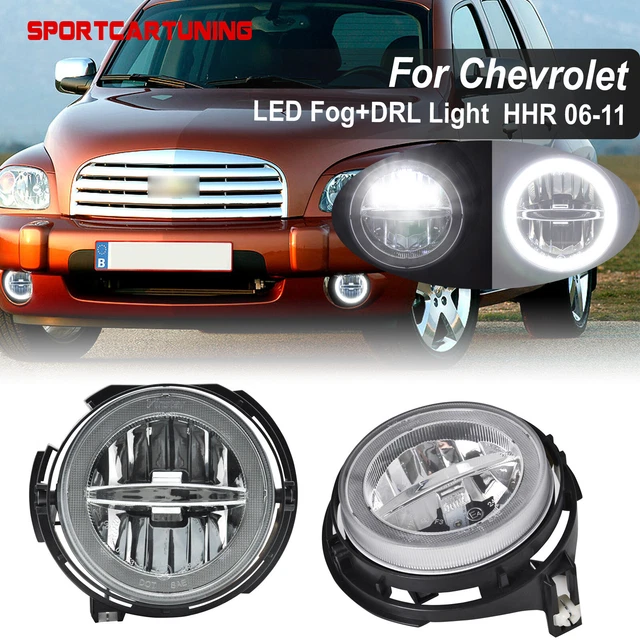 FOR 2006-2011 CHEVROLET HHR LED Halo DRL Driving Fog Lights Daytime ...