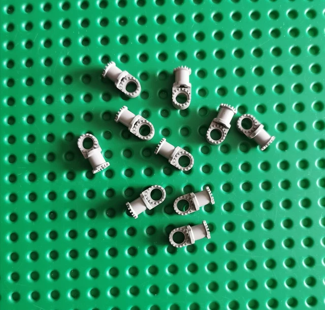 LEGO TECHNIC TECHNIK Achs Pin Verbinder Schlitz alt hellgrau 10 Stk ...