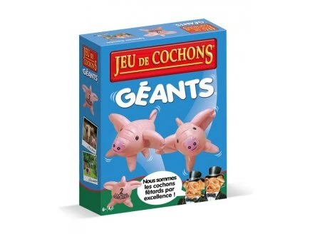 JEU DE COCHONS Geants XXL Big Pigs, version FR - Maxi cochons ...