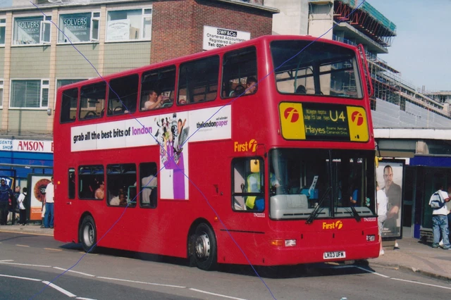 BUS PHOTO OF A London First Dennis Trident Photograph Tn33333 Picture ...
