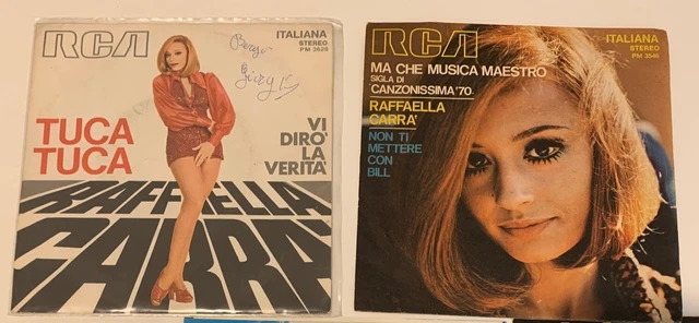 RAFFAELLA CARRÀ - Tuca Tuca, Ma Che Musica Maestro - 2 Lp 45 giri EUR ...