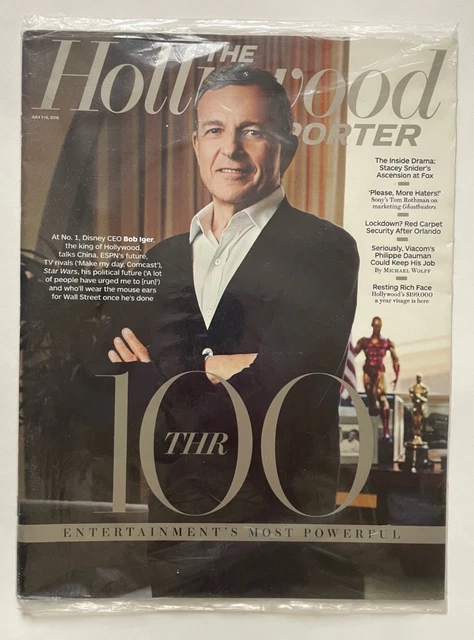 THE HOLLYWOOD REPORTER July 1 - 15 2016 NEW SEALED 100 Most Powerful £ ...
