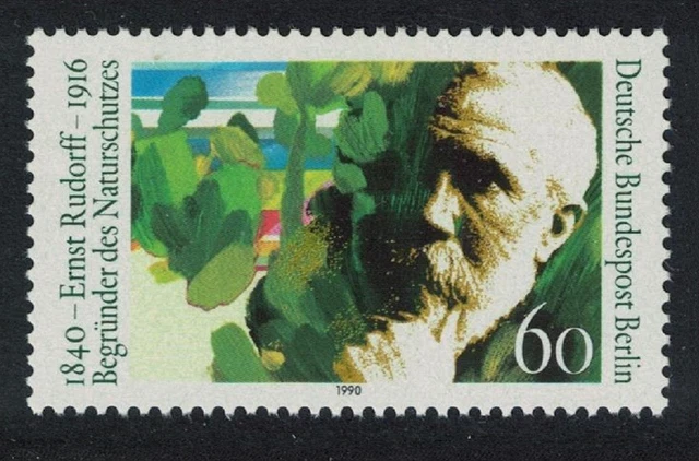 BERLIN ERNST RUDORFF founder of conservation movement 1990 MNH SG#B838 ...