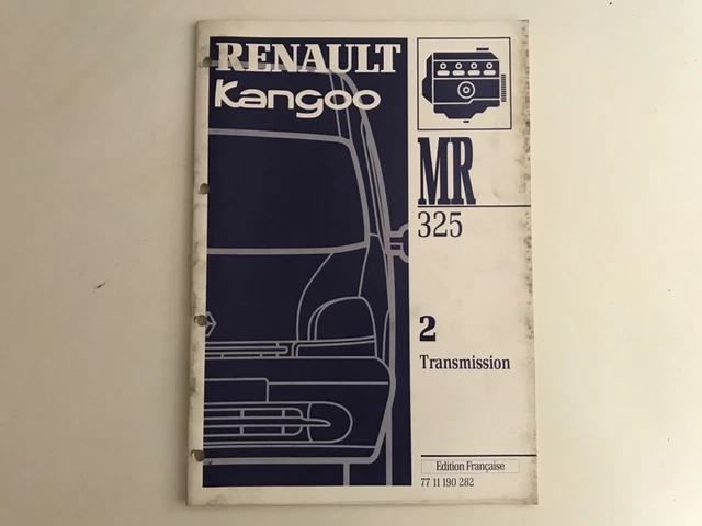 MANUEL DE RÉPARATION MR325 n°2 transmission renault kangoo 1 EUR 15,00 ...