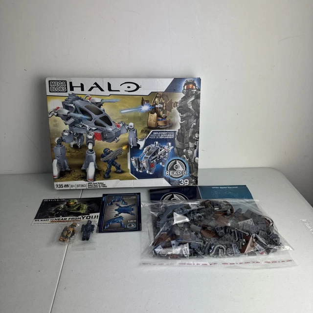 GENUINE MEGABLOKS HALO 97263 UNSC Quad Walker Set Boxed - Incomplete £ ...