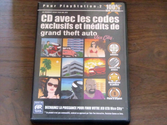 JEU PC CD - GTA codes exclusifs et inédits de Grand Theft Auto - Vice ...