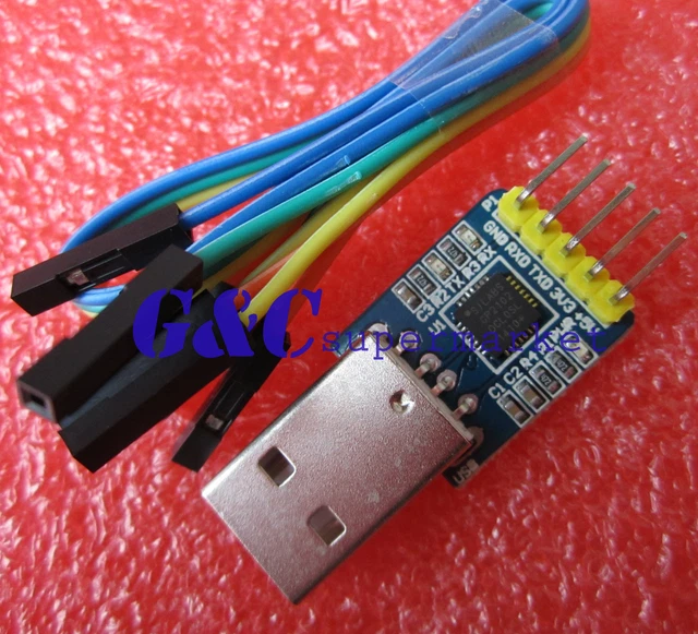 USB 2.0 TO TTL UART 5PIN Module Serial Converter CP2102 STC $3.62 ...