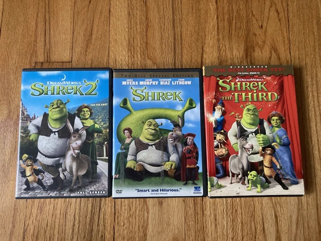 SHREK 3-MOVIE COLLECTION (DVD) Mike Myers , Eddie Murphy , Cameron Diaz ...