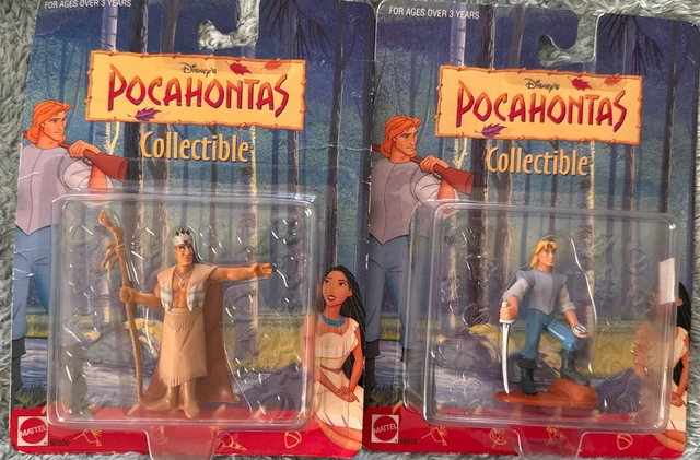 DISNEY’S POCAHONTAS JOHN Smith And Chief Powhatan Figures Toys Mattel ...