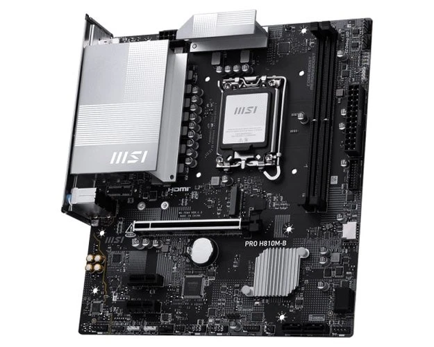 MSI PRO H810M-B motherboard Intel H810 LGA 1851 (Socket V1) micro ATX £ ...