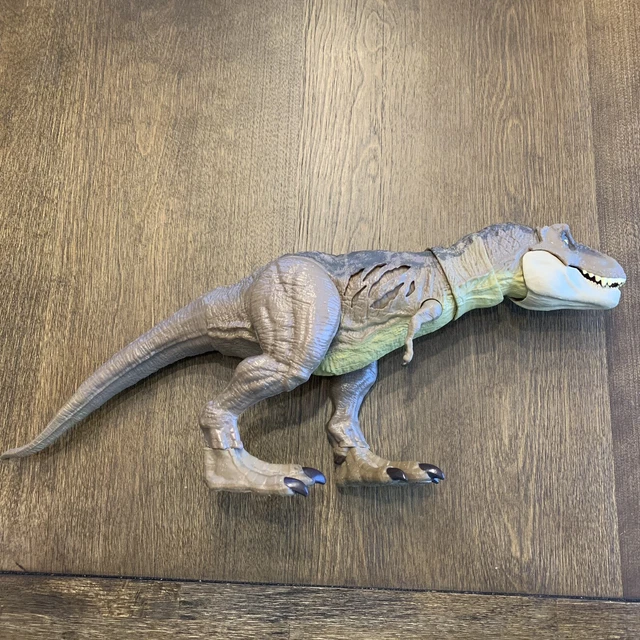 JURASSIC WORLD CAMP Cretaceous Tyrannosaurus Rex T-Rex Extreme Battle ...