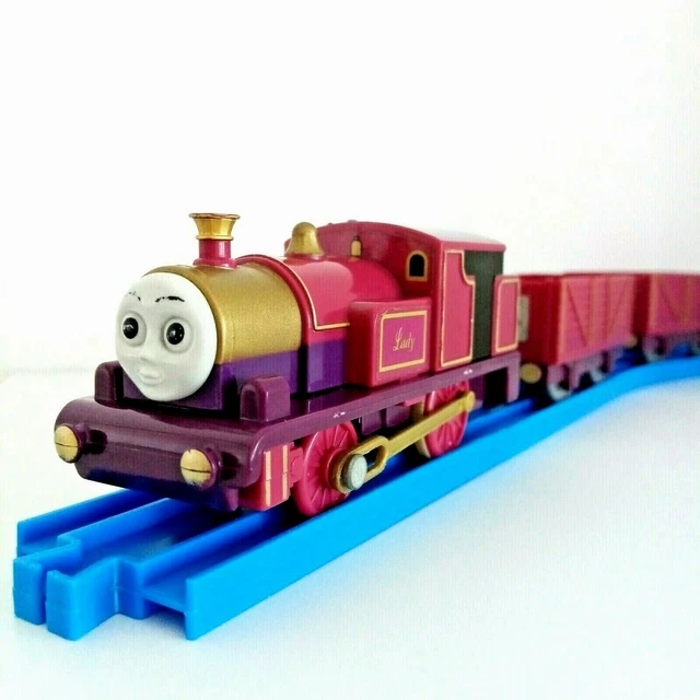 TOMY TRACKMASTER LADY Train with her Troublesome Trucks Magic Railroad ...