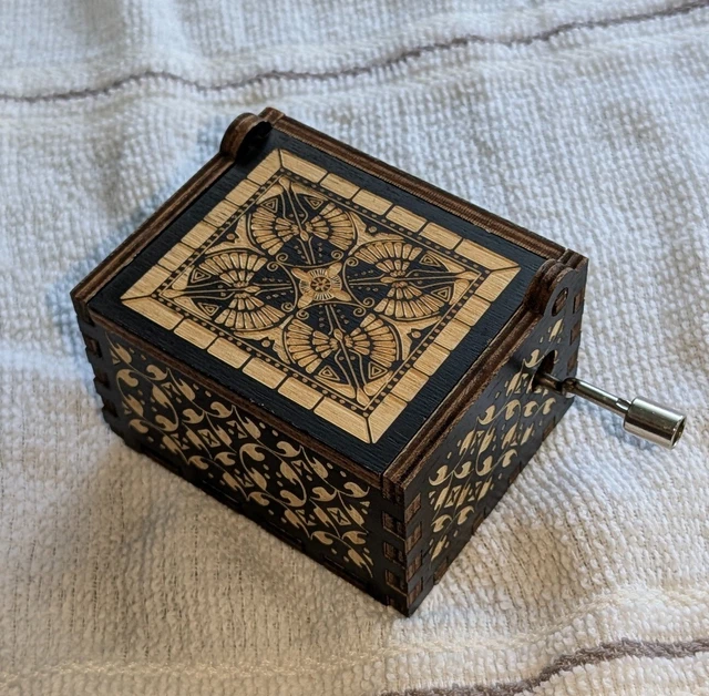 QUEEN BOHEMIAN RHAPSODY Song Music Box Pop 70s 80s Retro Vintage Wood ...