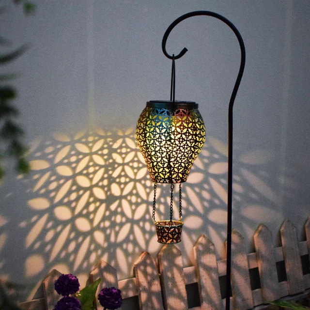 ` SOLAR HOT Air Balloon Lantern 600mAh Light for Garden Yard (Color ...