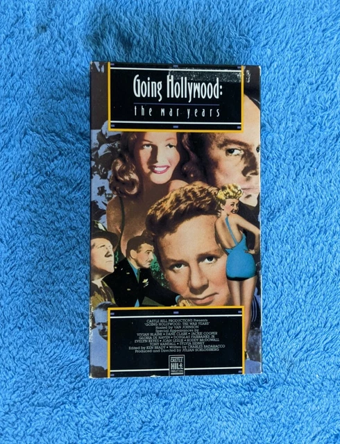 GOING HOLLYWOOD: THE War Years VHS Tape 1987 Documentary WWII Films £3. ...